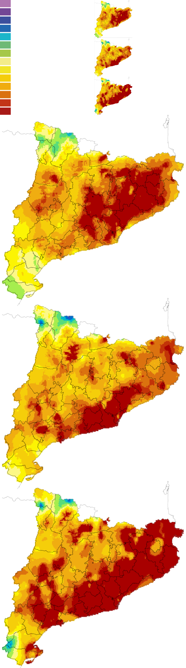 Sequera a Catalunya: evolució de la pluja i nivell dels embassaments